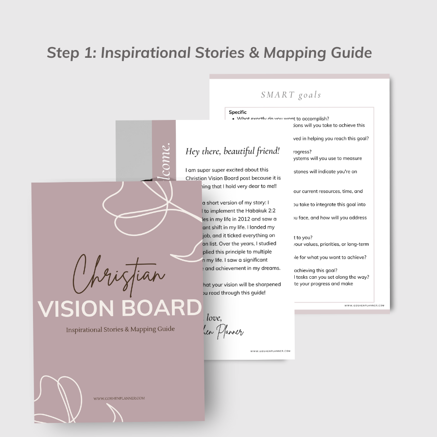 The Ultimate Christian Vision Board Bundle – Goshen Planner